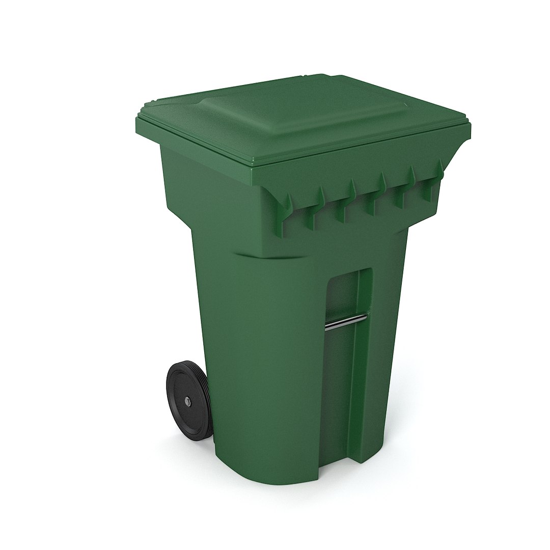 3d Model Container Waste Trash