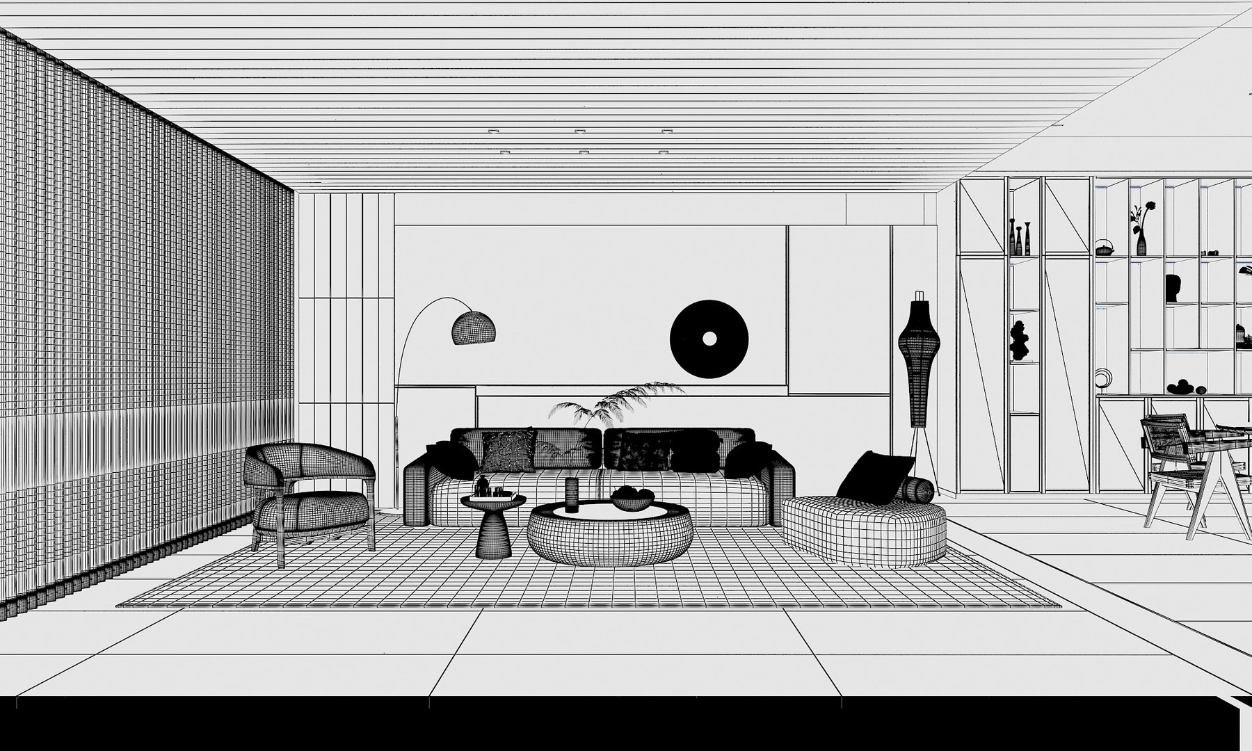 3D Modern Living Room - TurboSquid 2142698