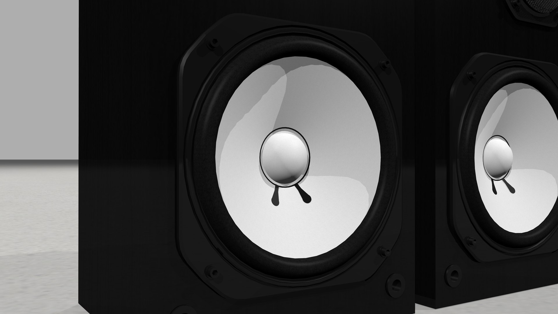 Speakers Studio Monitor 3D Model - TurboSquid 1541624