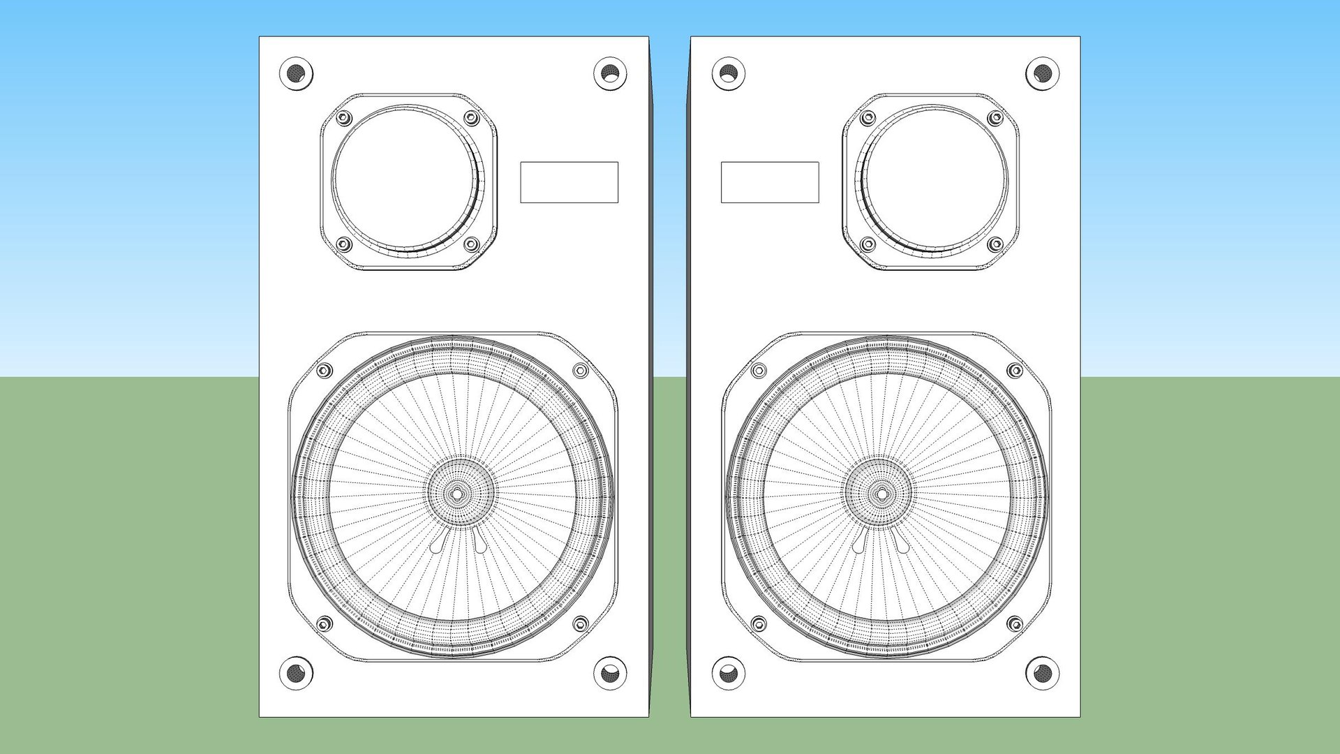 Speakers Studio Monitor 3D Model - TurboSquid 1541624