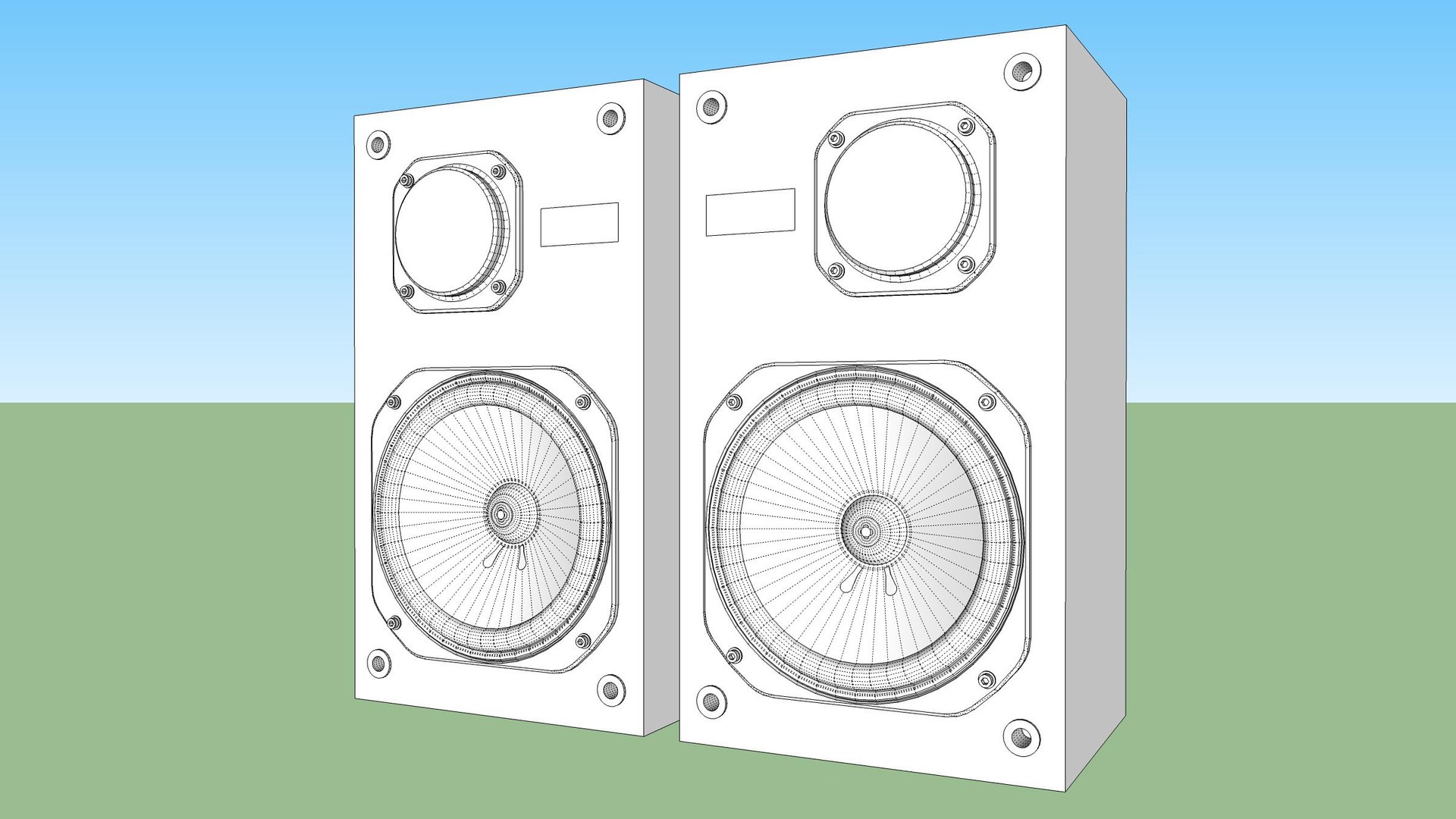 Speakers Studio Monitor 3D Model - TurboSquid 1541624
