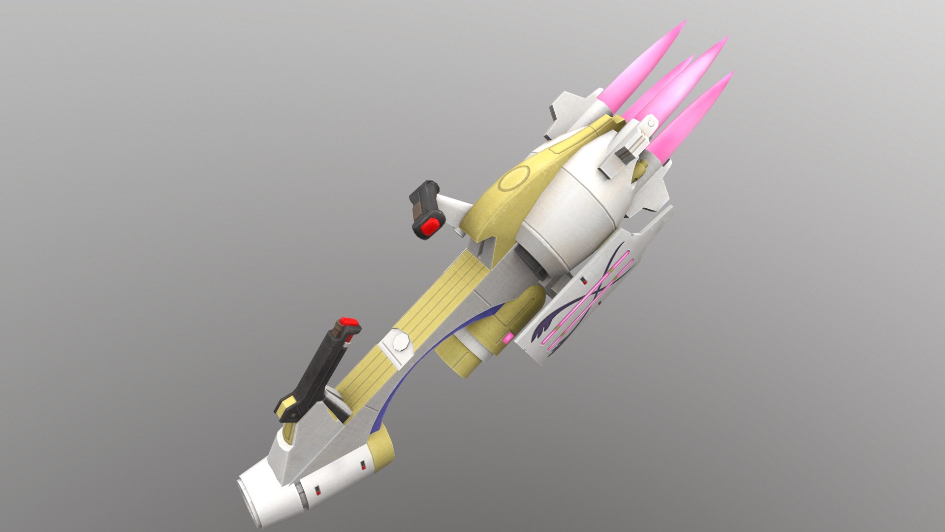 Homming Laser Gun Level 1 3D Model - TurboSquid 2185623