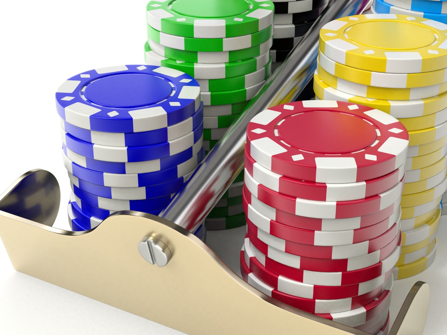 Chip Roulette Rake 3D Model - TurboSquid 1481378