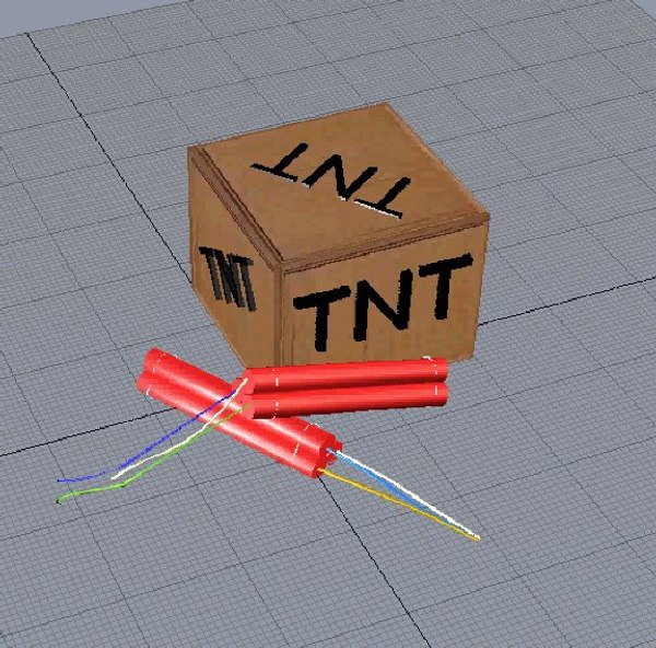 explosives tnt 3d model