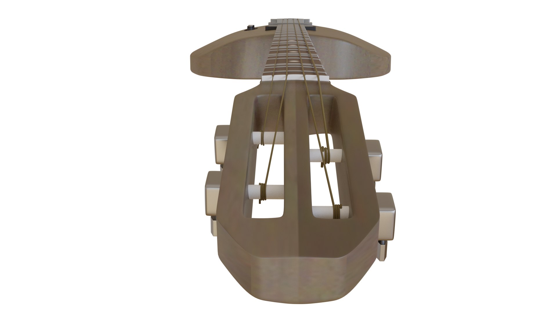 3D Model Microtonal Bass Guitar Musical Instrument - TurboSquid 1574100