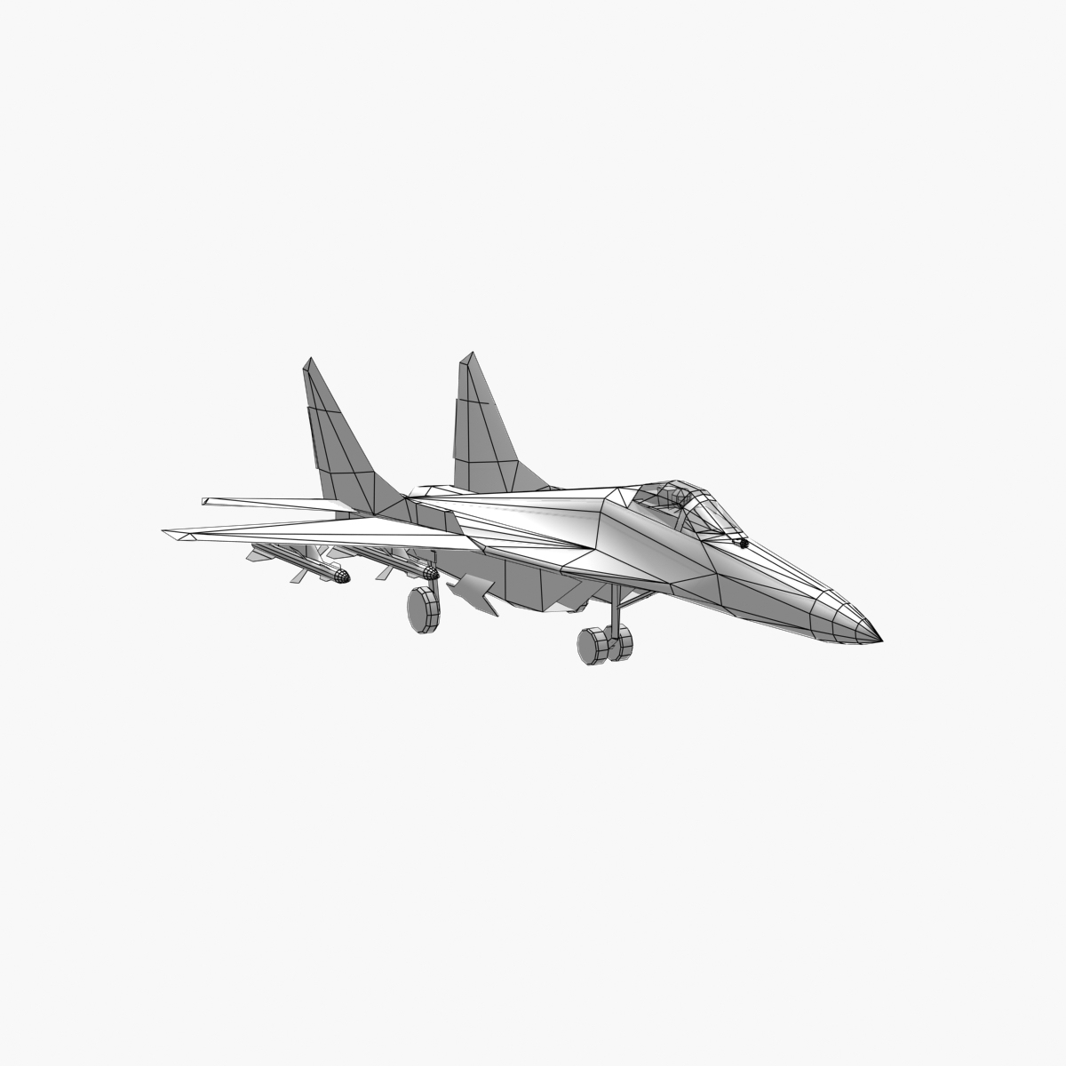 3d mig29 mig model