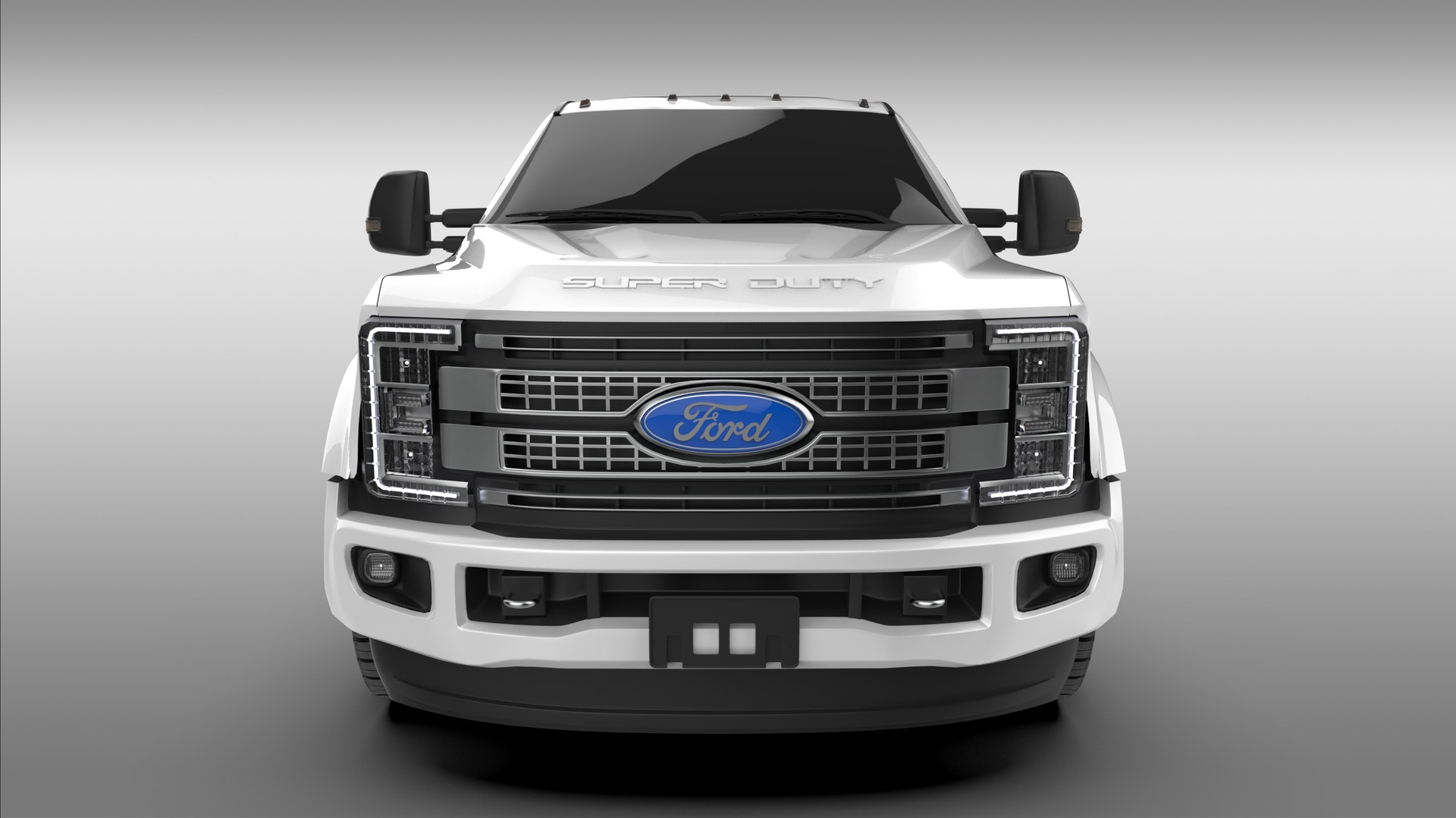 3D Ford F-450 Super Duty Crew Cab Limited 2019 Model - TurboSquid 1899560