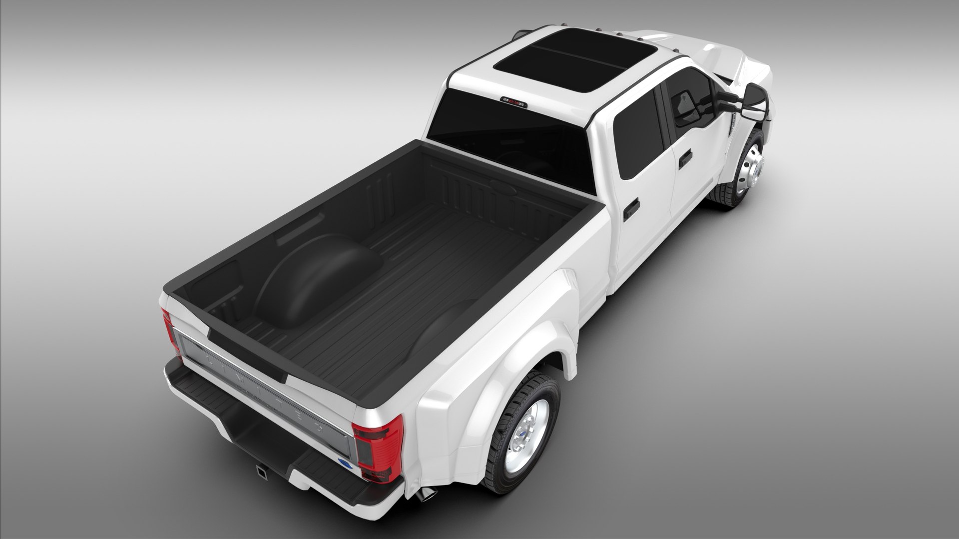 3D Ford F-450 Super Duty Crew Cab Limited 2019 Model - TurboSquid 1899560