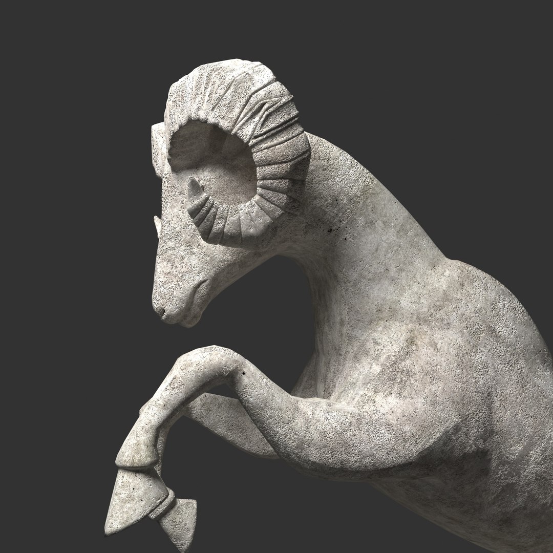 Aries Zodiac Statue 3D Model - TurboSquid 1908830