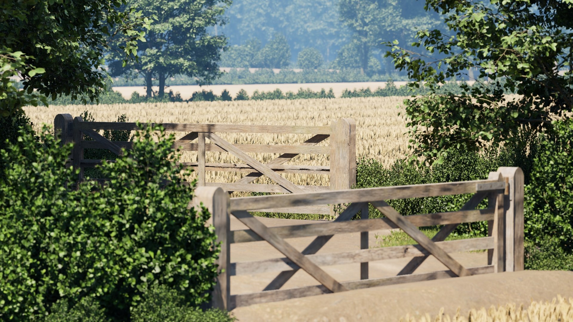 Low Poly Farm Gate 3D Model - TurboSquid 2147421