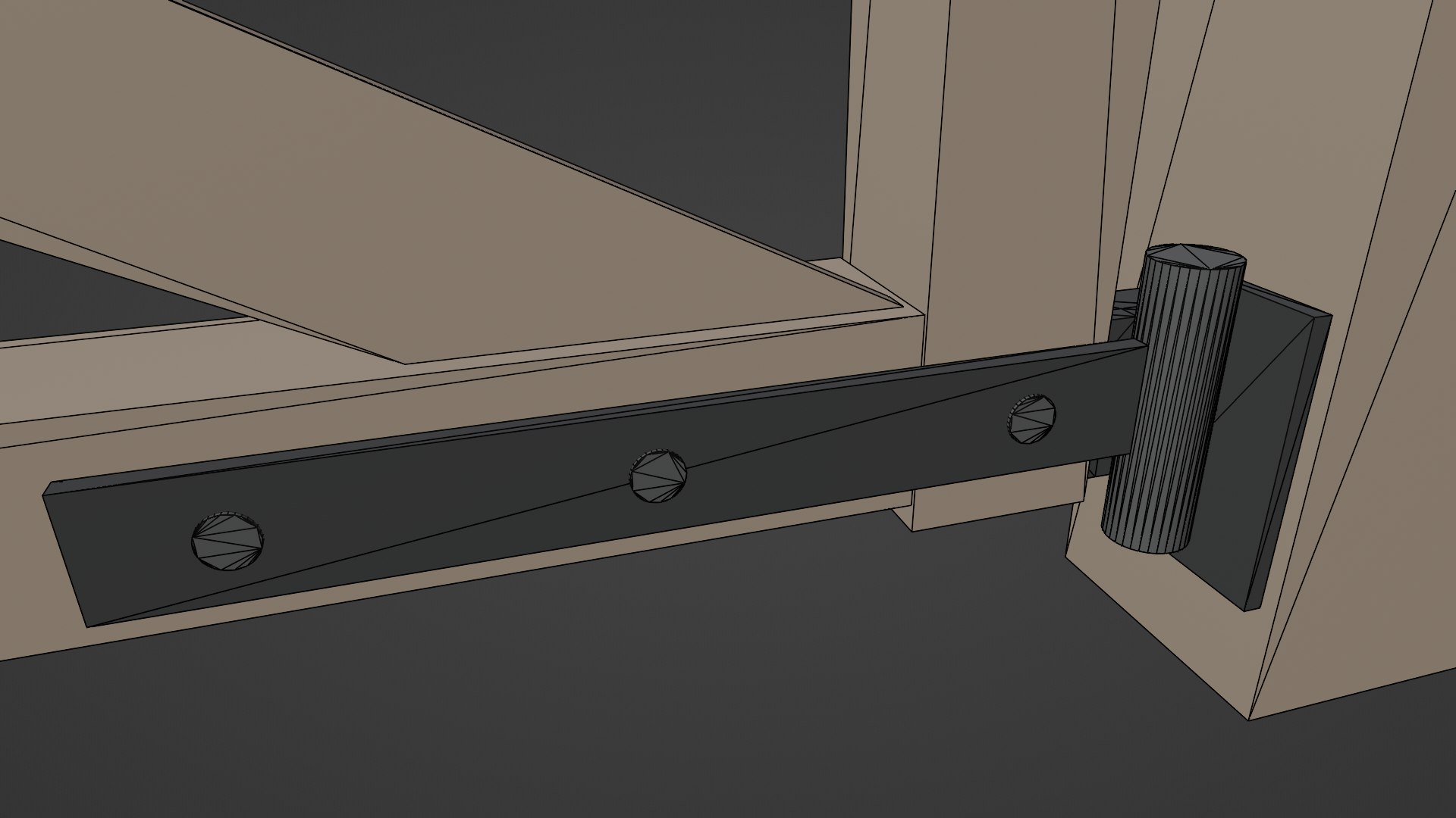 Low Poly Farm Gate 3D Model - TurboSquid 2147421