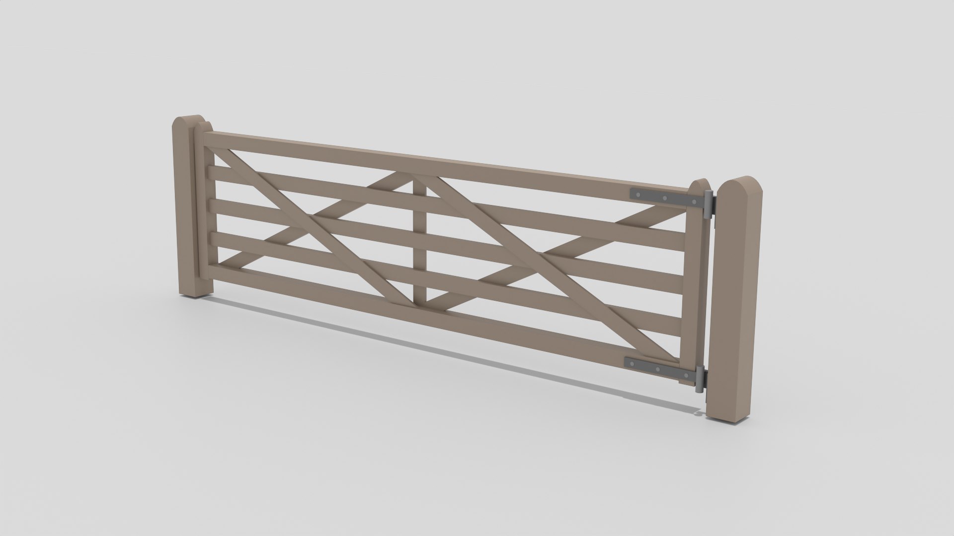 Low Poly Farm Gate 3D Model - TurboSquid 2147421