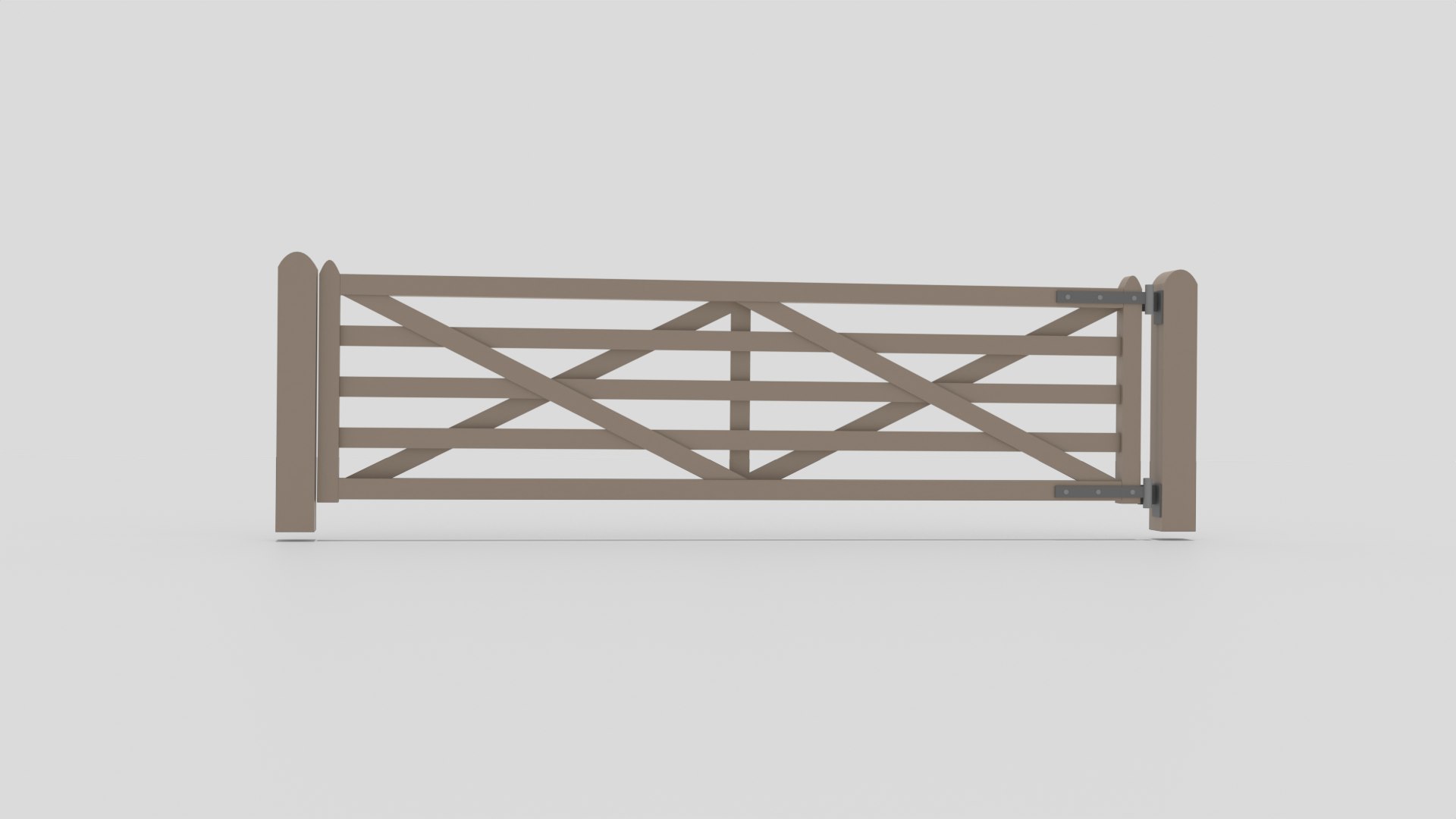 Low Poly Farm Gate 3D Model - TurboSquid 2147421