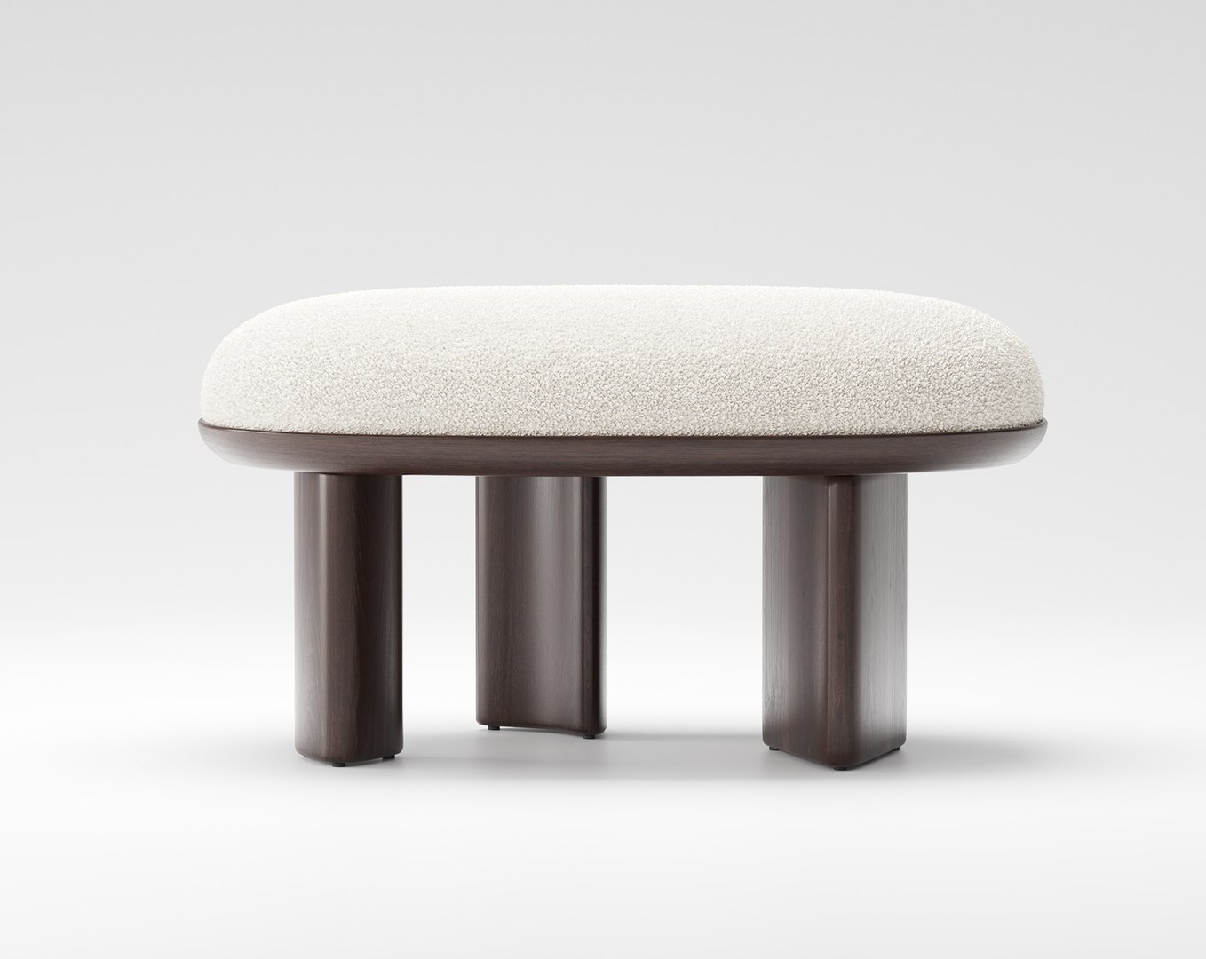 3D Model DEMURO DAS CORBU BENCH OTTOMAN - TurboSquid 1989086