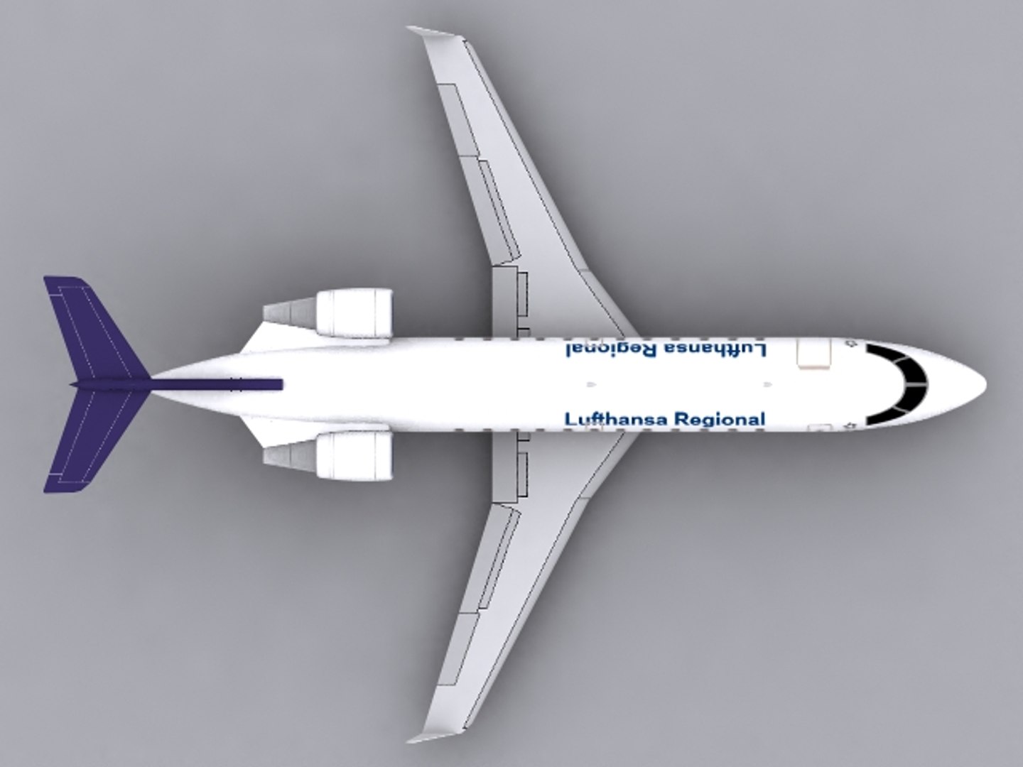 3d Canadair Regional Jet Lufthansa Crj