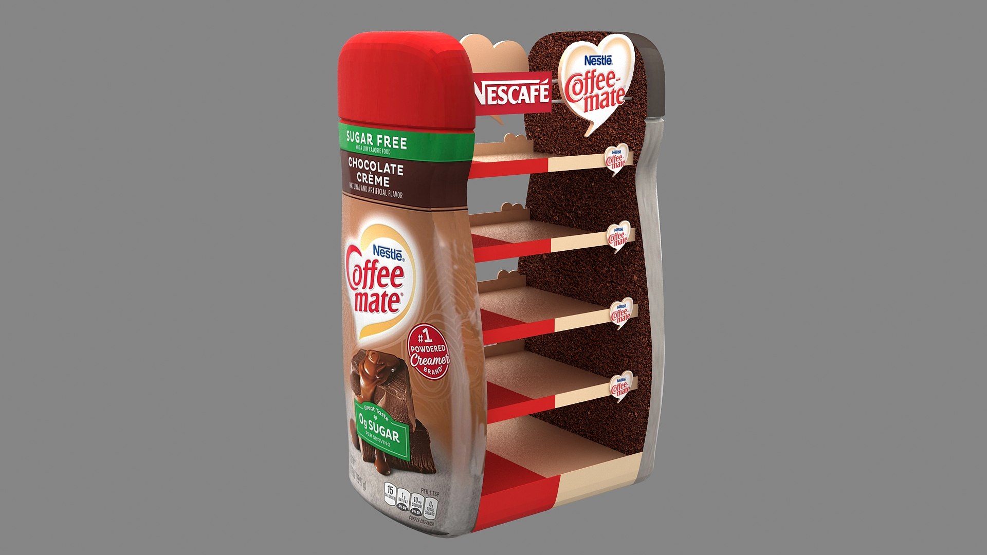 Nescafe Display Rack 3D Model - TurboSquid 2275989