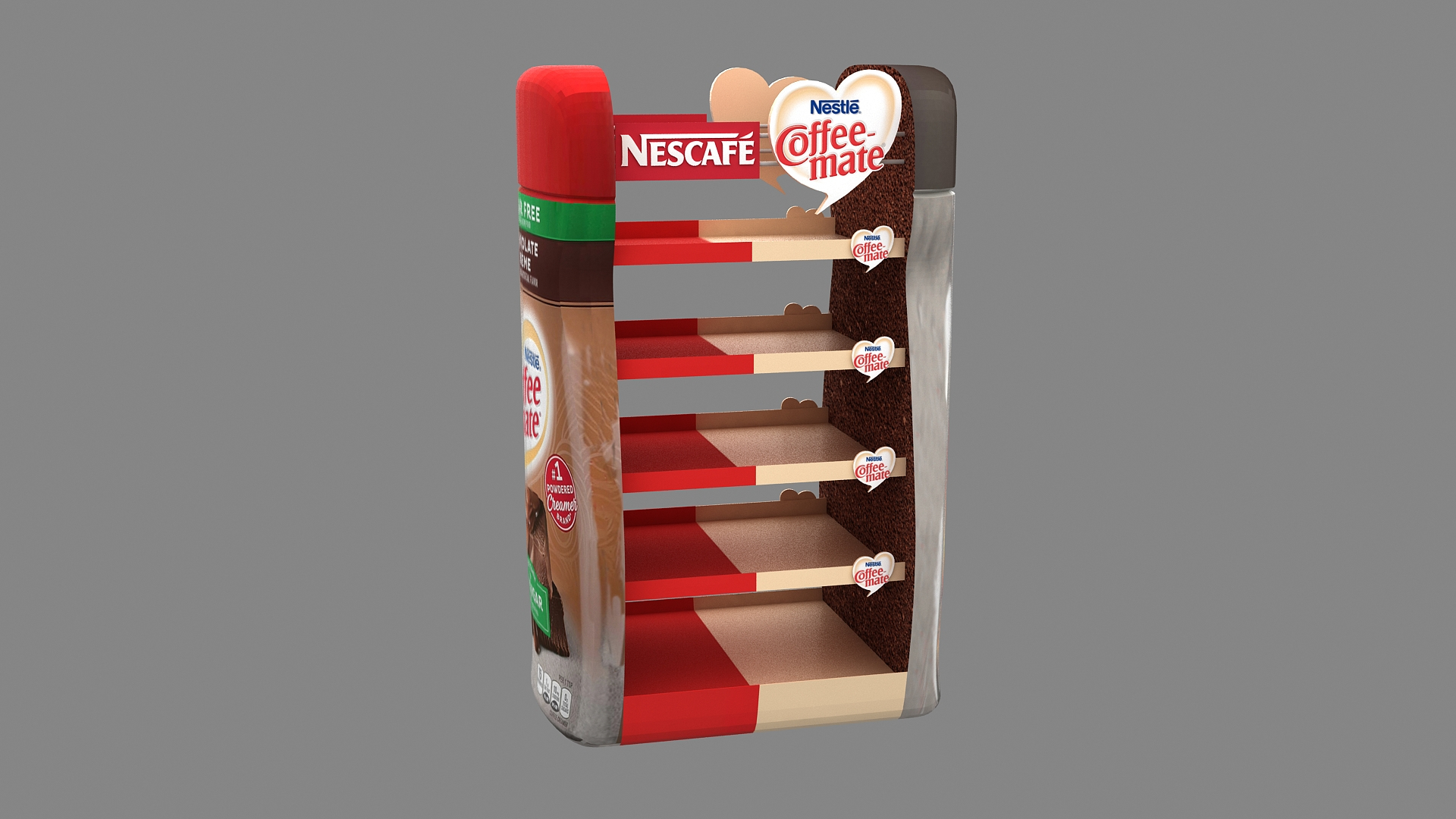 Nescafe Display Rack 3D Model - TurboSquid 2275989