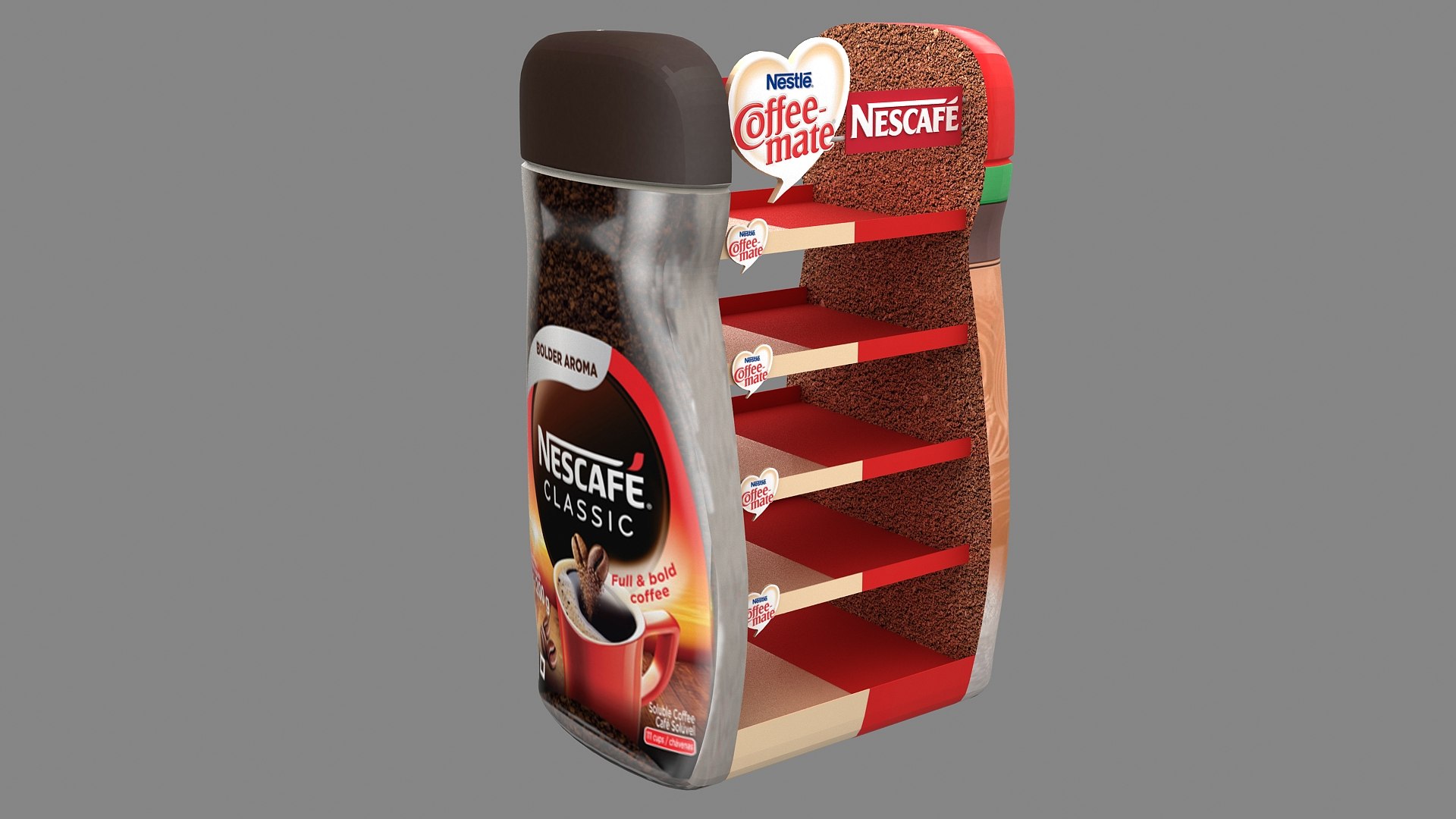 Nescafe Display Rack 3D Model - TurboSquid 2275989