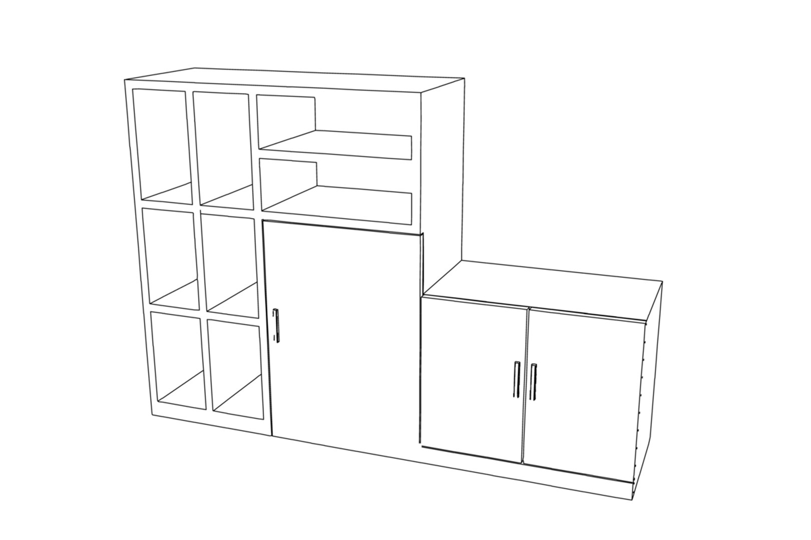3D Shoe Rack Model - TurboSquid 1585634