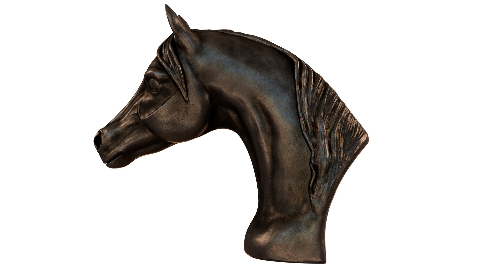3D Horse Sculpture Model - TurboSquid 1973622