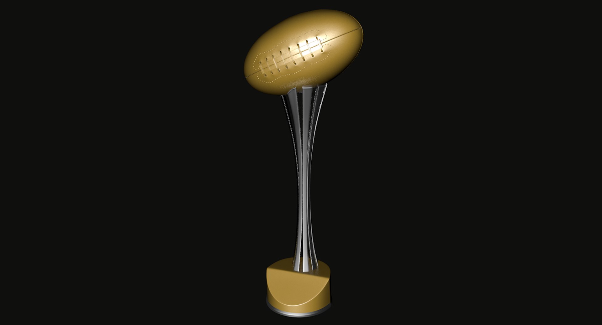 3D Football Trophy L001 - TurboSquid 1291916
