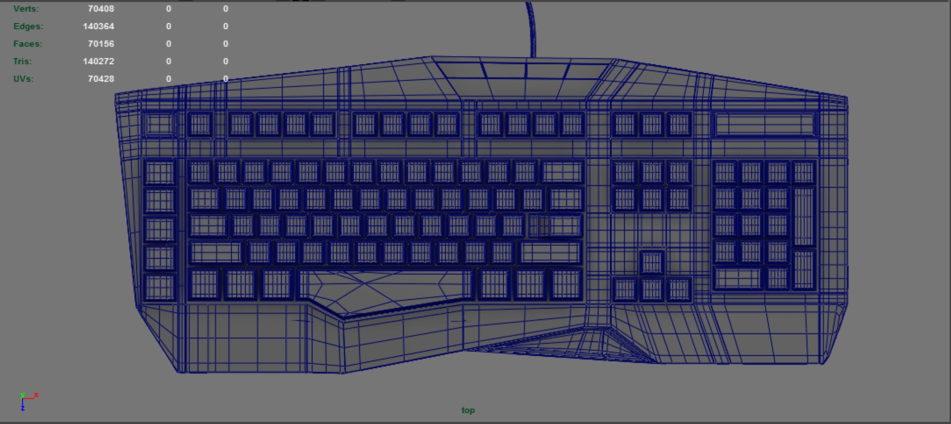 3D Gaming Keyboard - TurboSquid 1161461