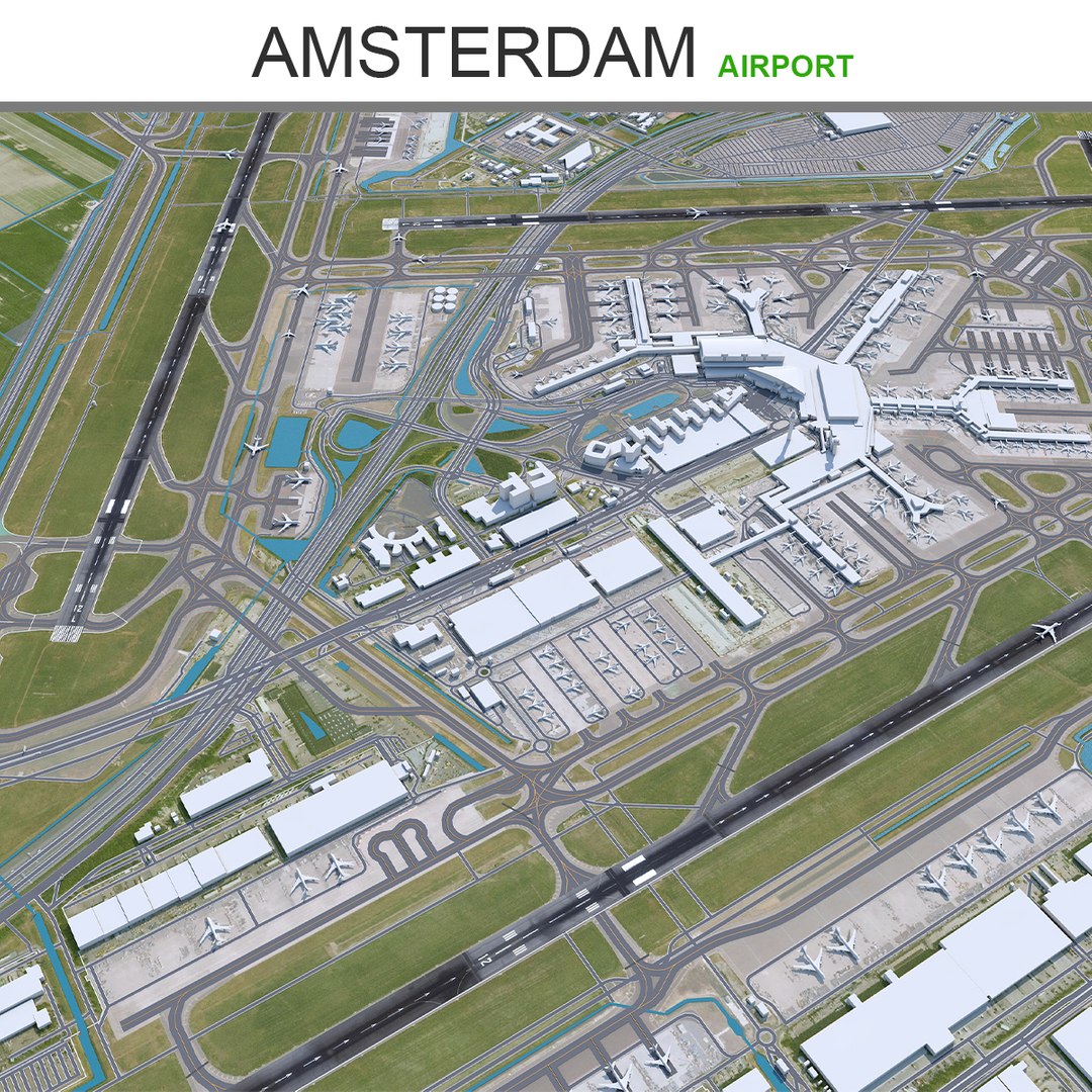 Amsterdam Airport 3D Model - TurboSquid 2004852