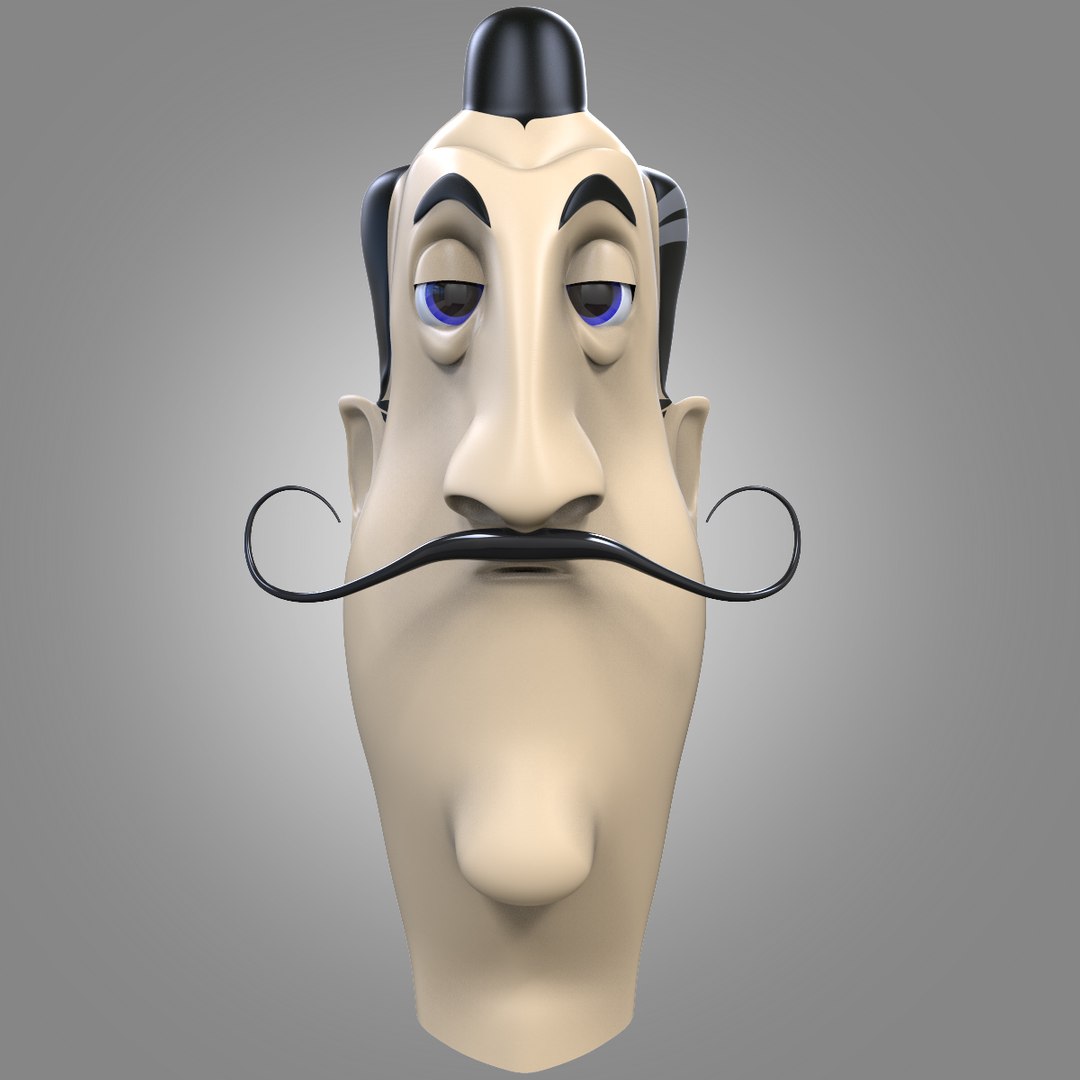 3ds Funny Head Cartoon Guys