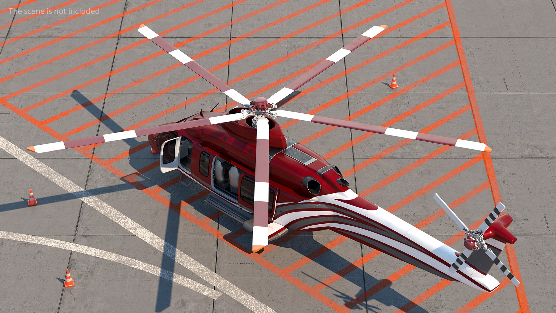 Bell 525 relentless corporate 3D model - TurboSquid 1495158