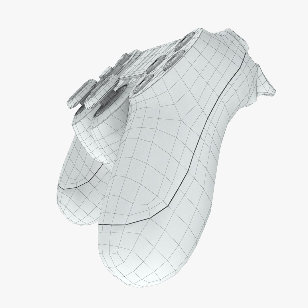 3d Playstation 4 Controller Model