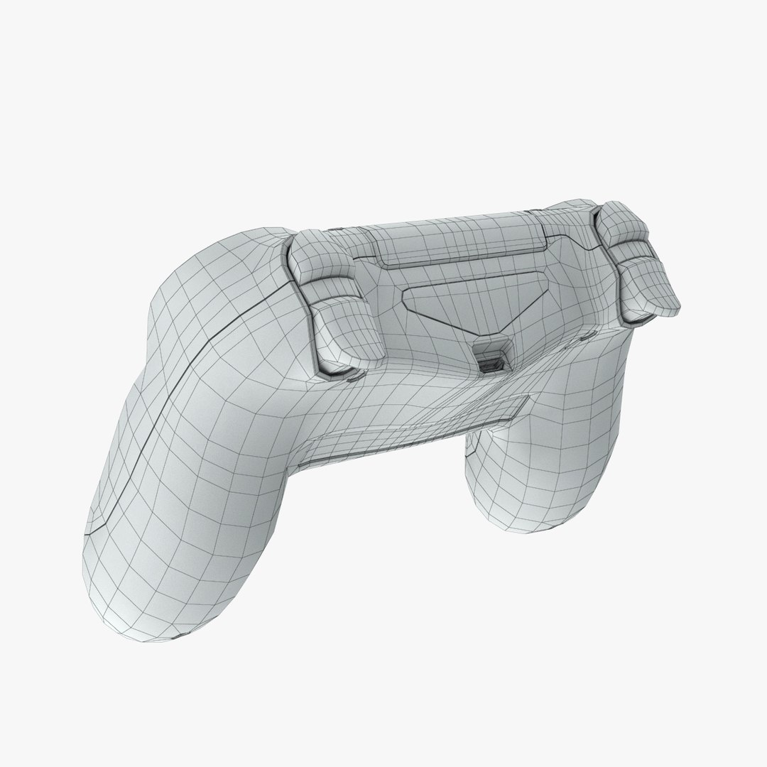 3d Playstation 4 Controller Model