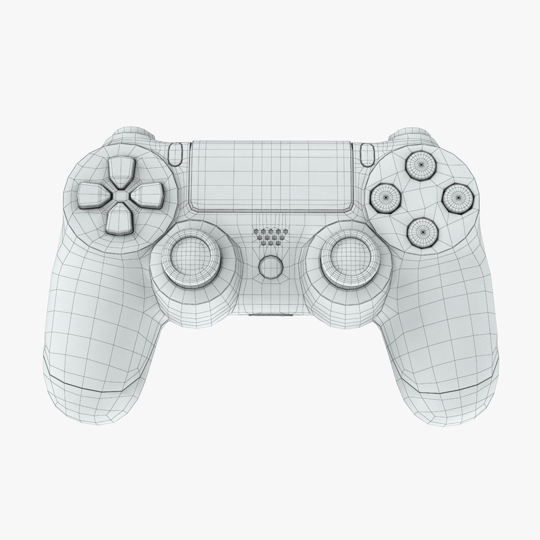 3d Playstation 4 Controller Model