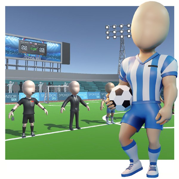 Football Asset Pack Modelo 3D - TurboSquid 1935703