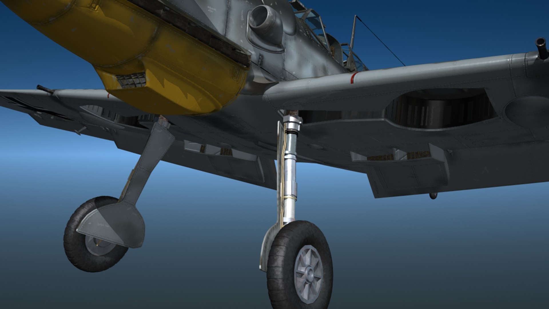 Me109 Fighter 3d Lwo