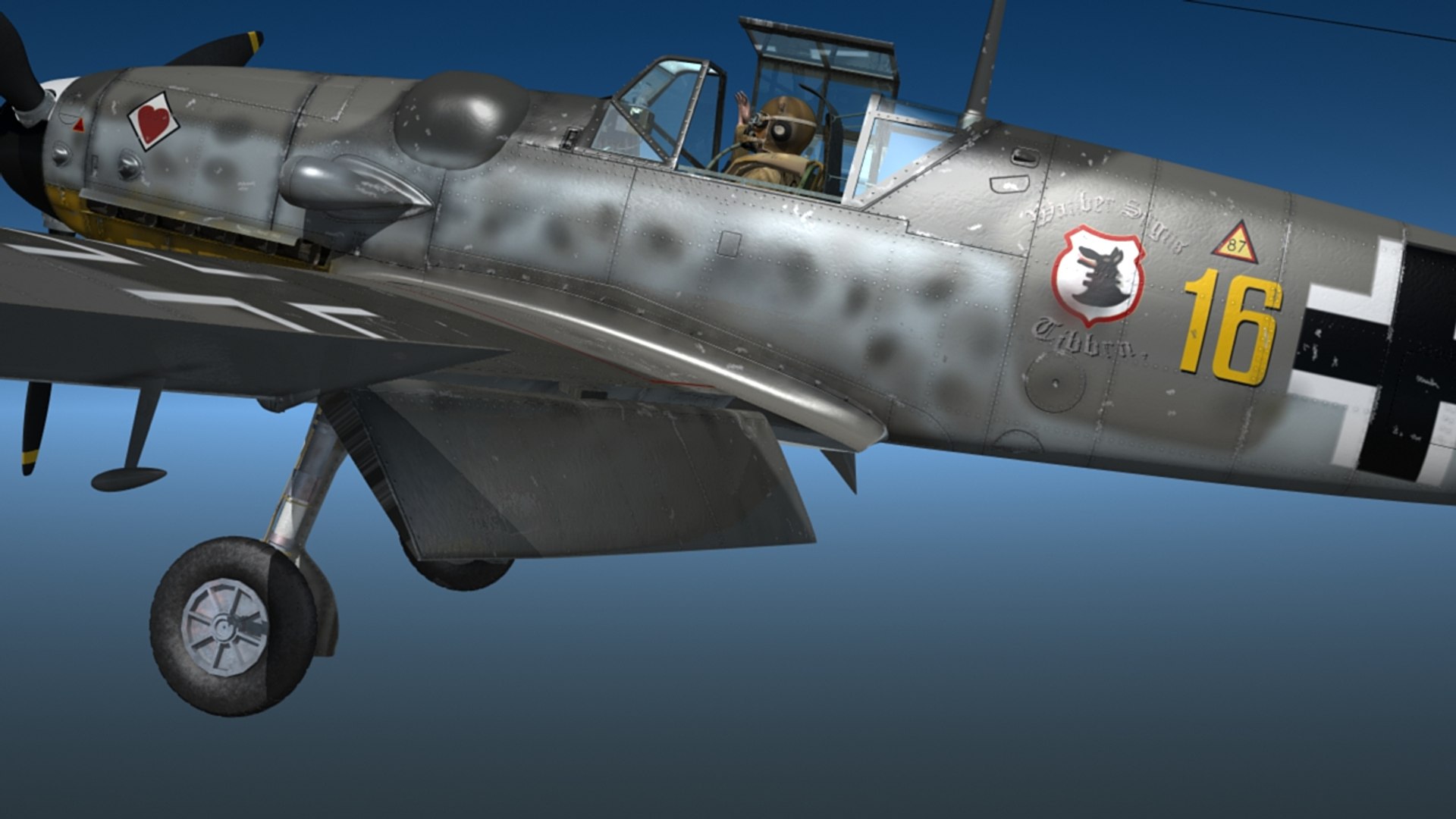 Me109 Fighter 3d Lwo
