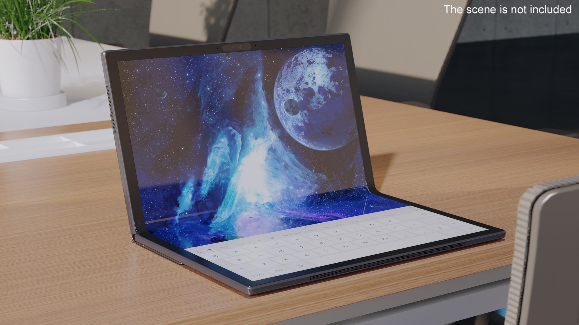 ASUS Zenbook 17 Keyboard on Screen model - TurboSquid 1912159