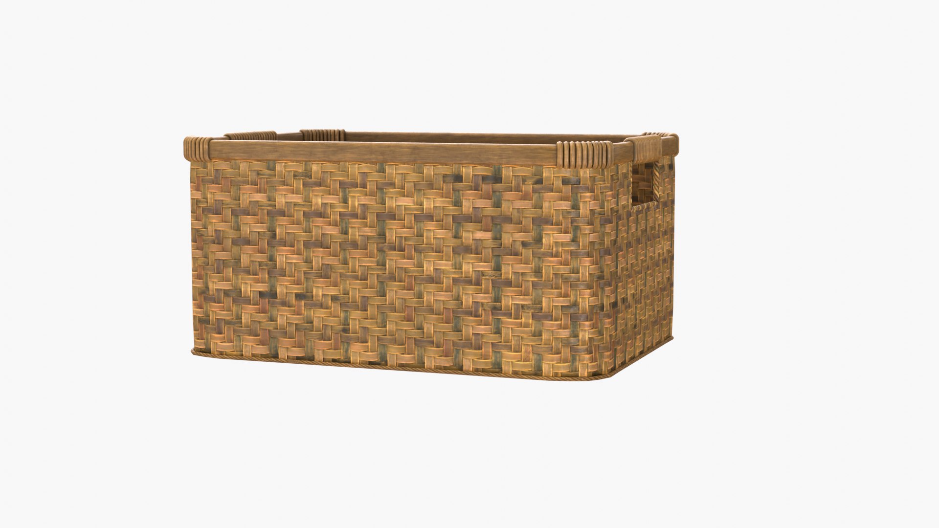 3D Wicker Basket Low Poly - TurboSquid 2283828