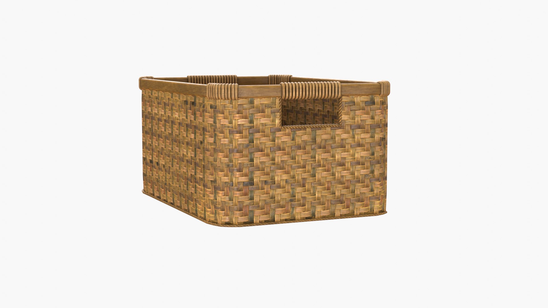 3D Wicker Basket Low Poly - TurboSquid 2283828