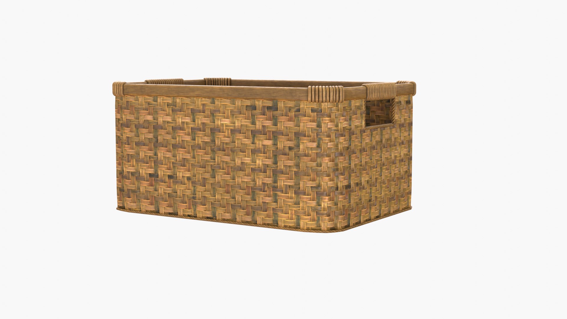 3D Wicker Basket Low Poly - TurboSquid 2283828