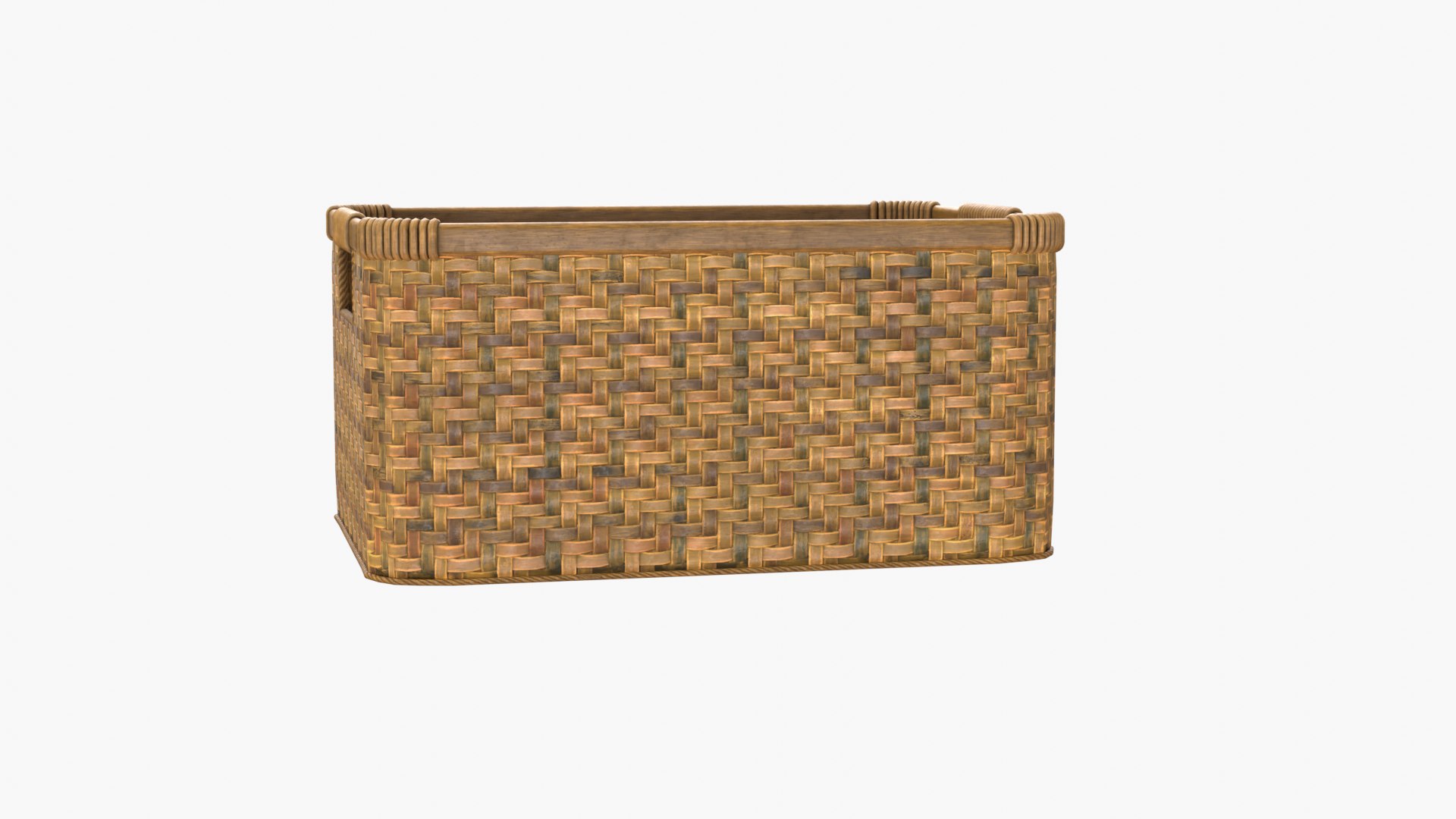 3D Wicker Basket Low Poly - TurboSquid 2283828