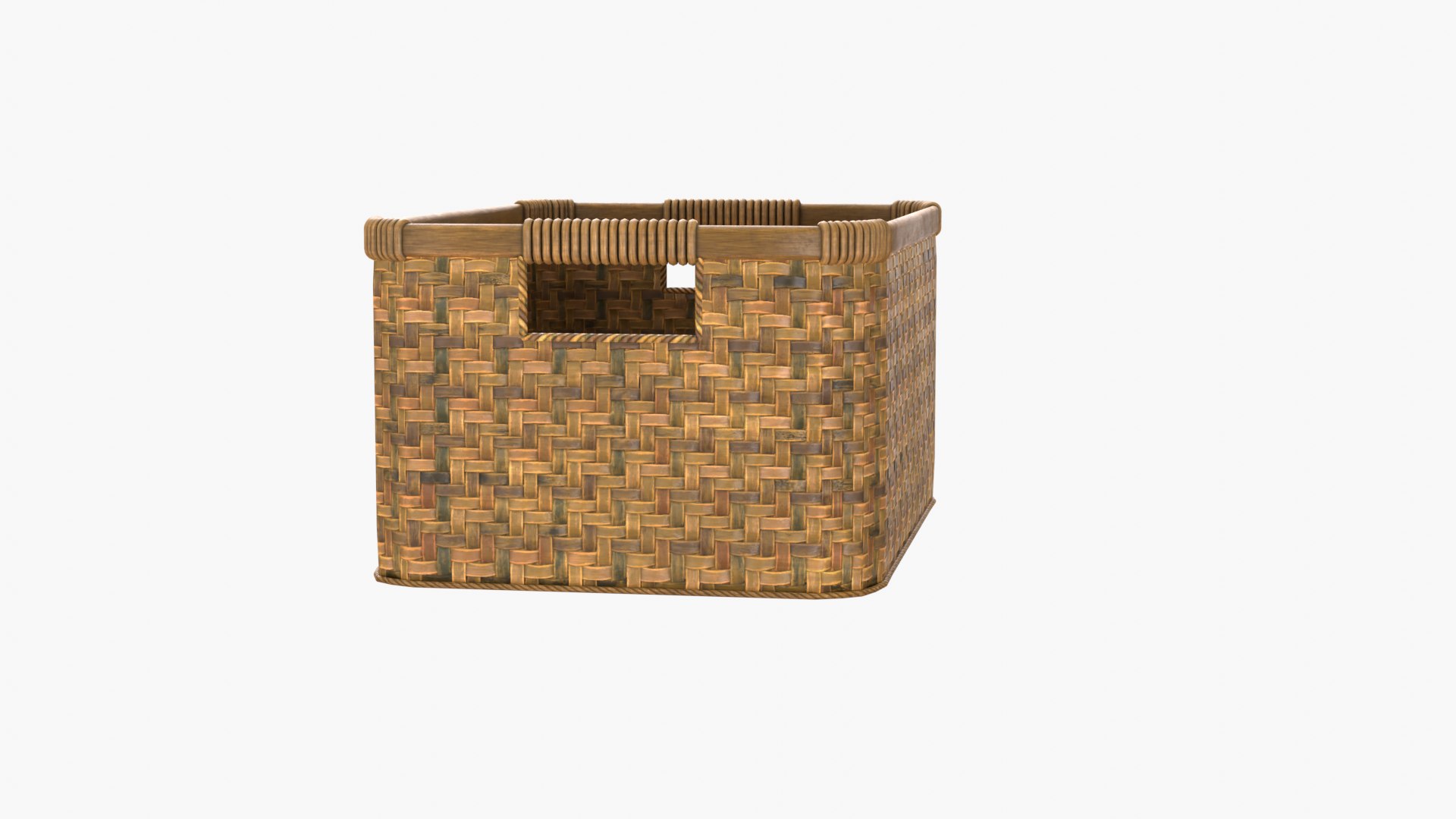 3D Wicker Basket Low Poly - TurboSquid 2283828