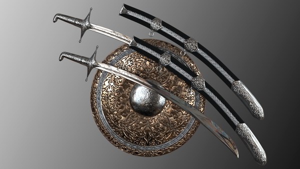 3D arab weapon - TurboSquid 1706042