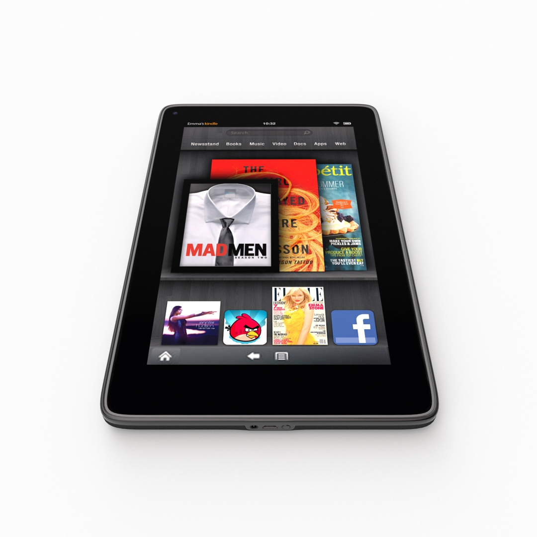 3d Max Tablet Kindle