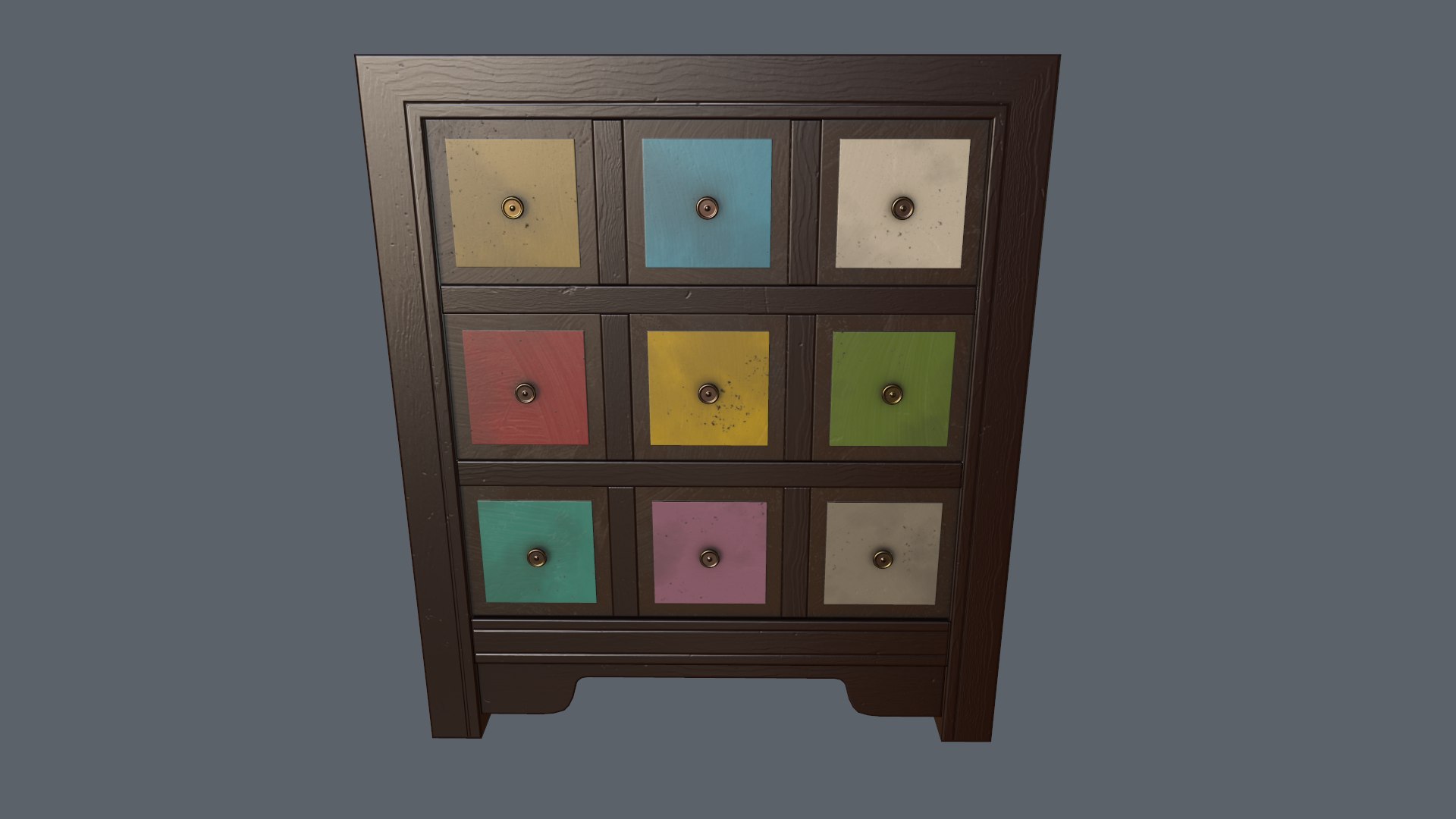 Low-poly commode 3D model - TurboSquid 1520282