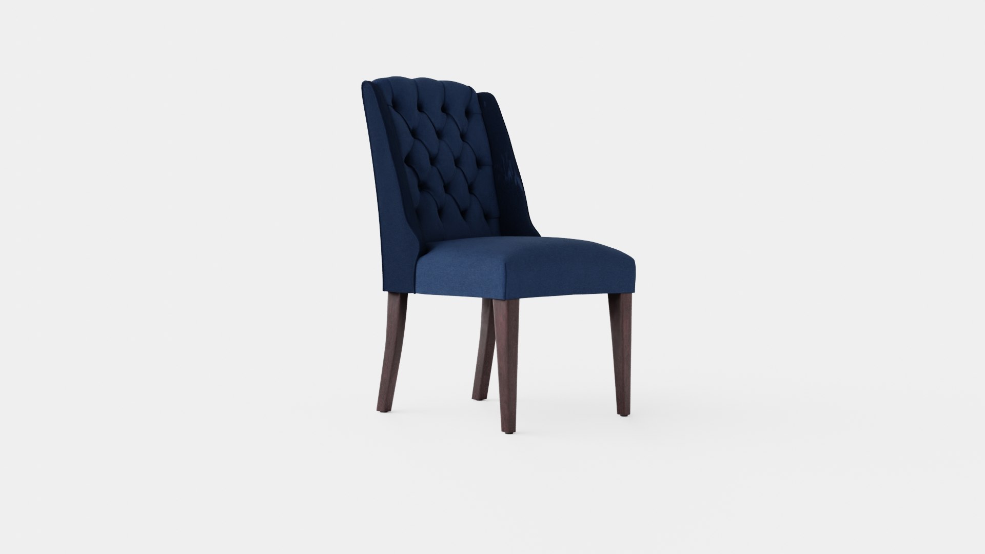 3D Model Venice Dining Chair Indigo - TurboSquid 2264133