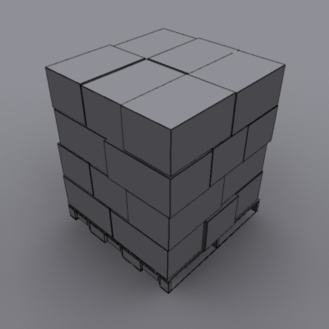 3d Pallets Beer Cases