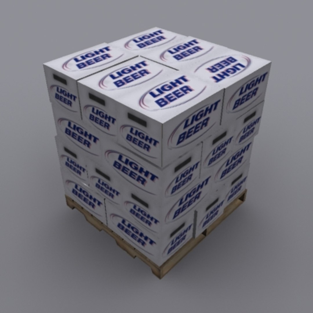 3d Pallets Beer Cases