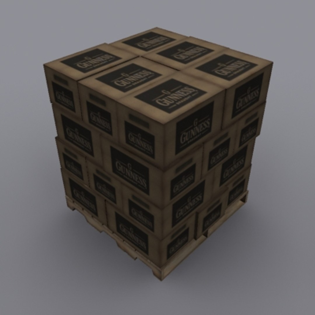 3d Pallets Beer Cases