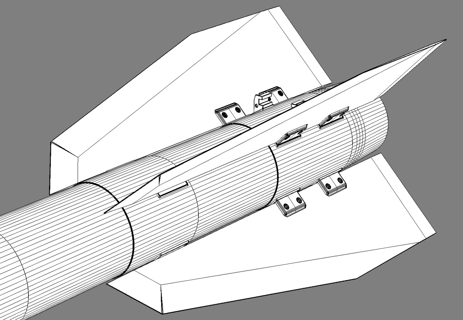 R-27 Missile R-27r 3d 3ds