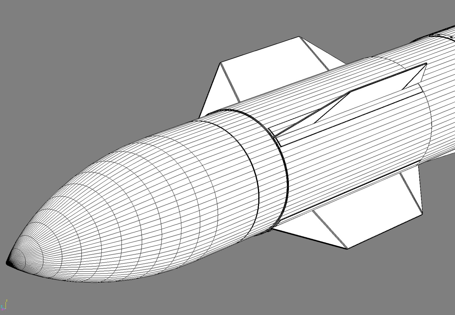R-27 Missile R-27r 3d 3ds